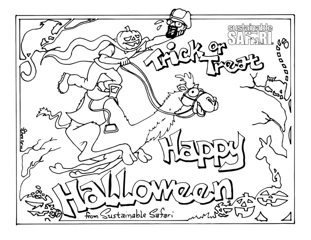 Coloring Pages by Sustainable Safari - Sustainable Safari